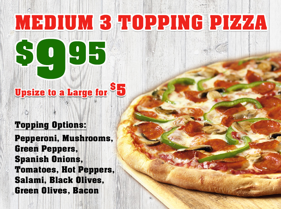 The Original Pizza Corner Slice | Sicilian Pizza, Donairs & Subs